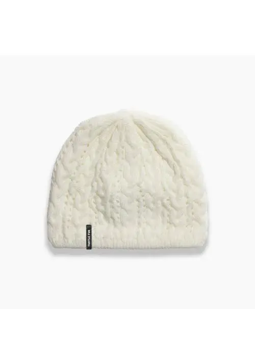 Turtle Fur Zelda Beanie - Ivory