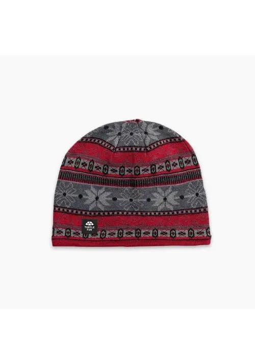Turtle Fur Lars Merino Wool Beanie - Lars Red