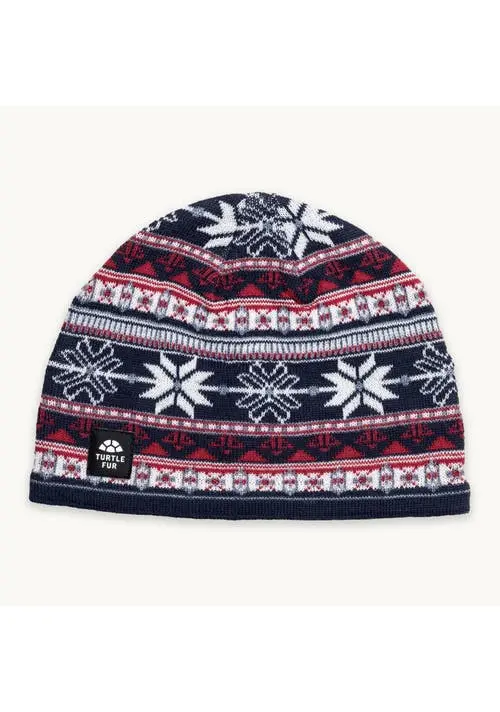 Turtle Fur Lars Merino Wool Beanie - Navy