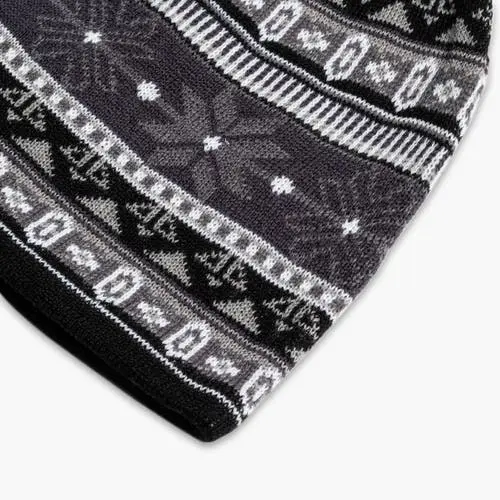 Turtle Fur Lars Merino Wool Beanie - Obsidian