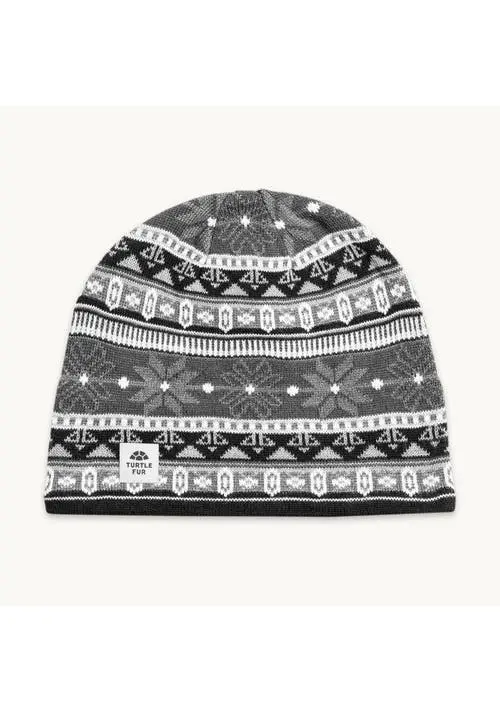 Turtle Fur Lars Merino Wool Beanie - Obsidian