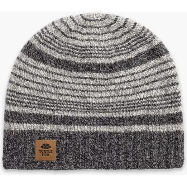 Turtle Fur Schist Lambswool Beanie - Onyx