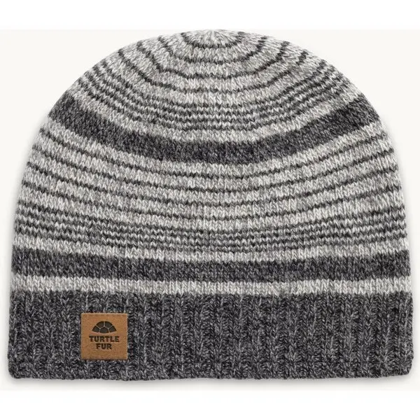 Turtle Fur Schist Lambswool Beanie - Onyx