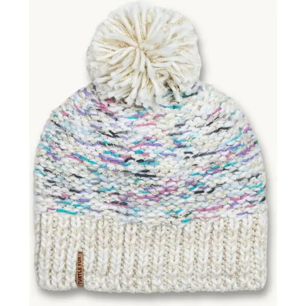 Turtle Fur Firefly Pom Beanie - Cream