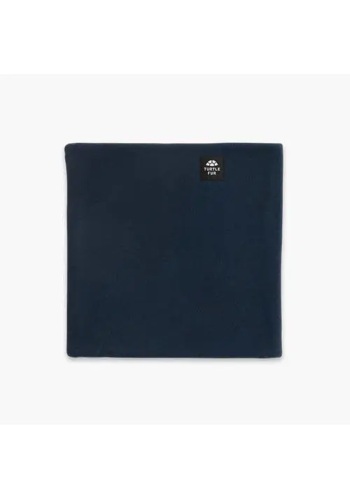 Turtle Fur Double-layer Fleece Neck Warmer - Navy