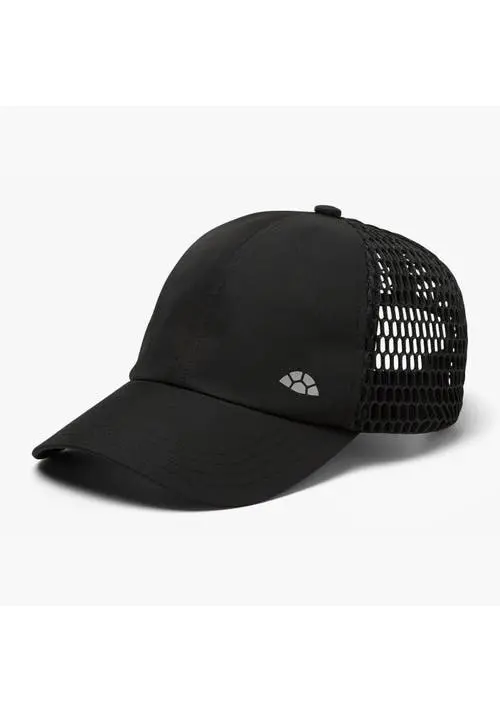 Turtle Fur Trekker Trucker Hat - Black