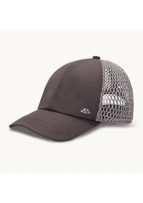 Turtle Fur Trekker Trucker Hat - Gray