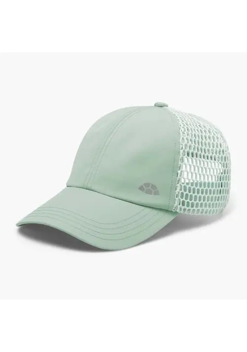 Turtle Fur Trekker Trucker Hat - Sea Glass