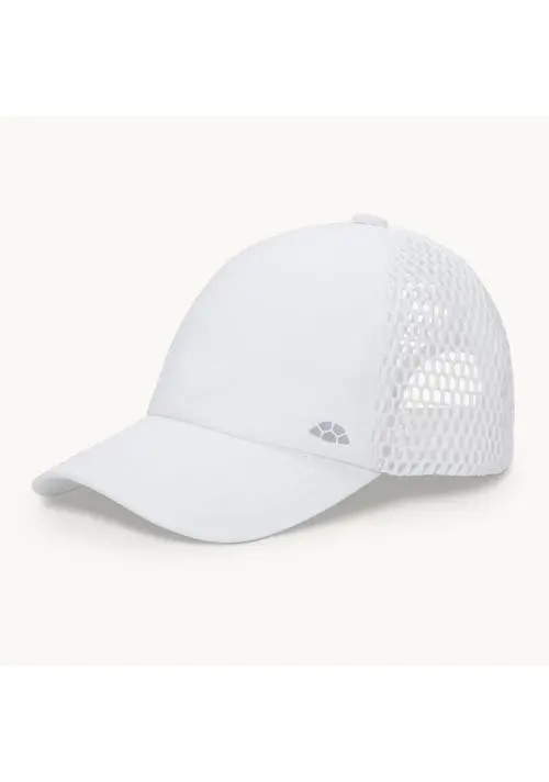 Turtle Fur Trekker Trucker Hat - White