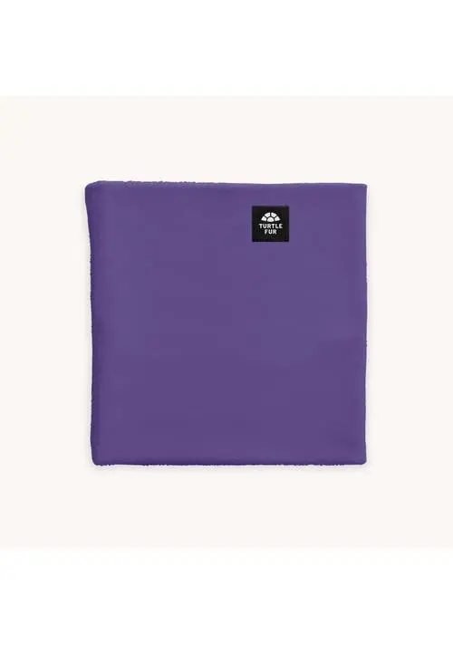 Turtle Fur Double-layer Fleece Neck Warmer - Amethyst