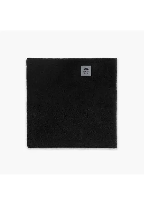 Turtle Fur Double-layer Fleece Neck Warmer - Black