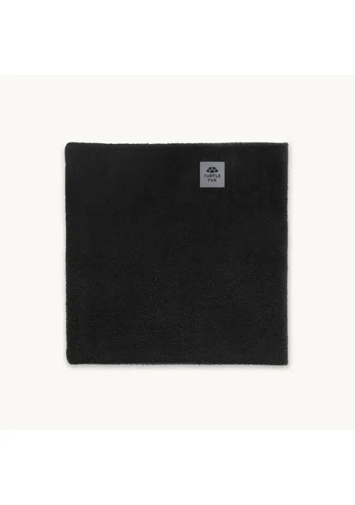 Turtle Fur Double-layer Fleece Neck Warmer - Black