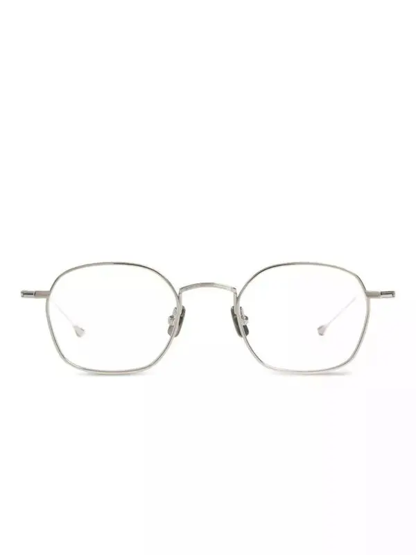 PETER AND MAY The Way Geometric-frame Glasses - Silver