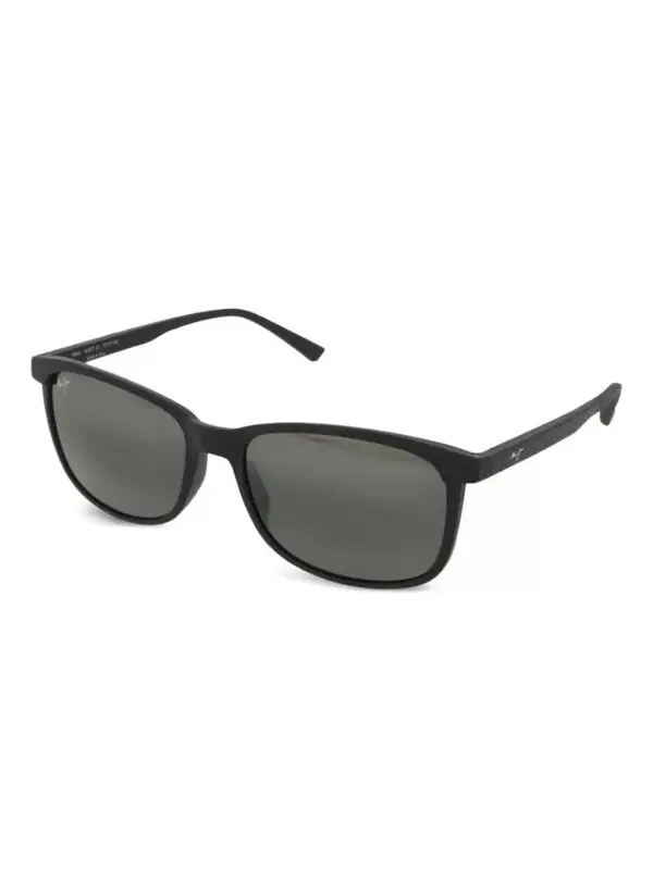Maui Jim Hulili Rectangle Sunglasses - Black
