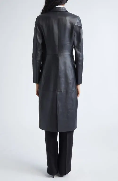 TOTEME Slim Leather Coat