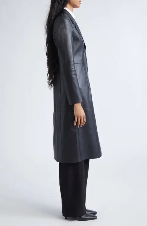 TOTEME Slim Leather Coat