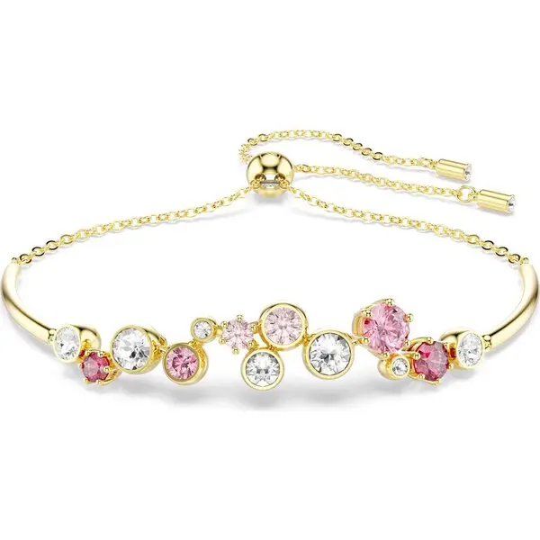 SWAROVSKI Constella Crystal & Zirconia Bracelet - Gold/red