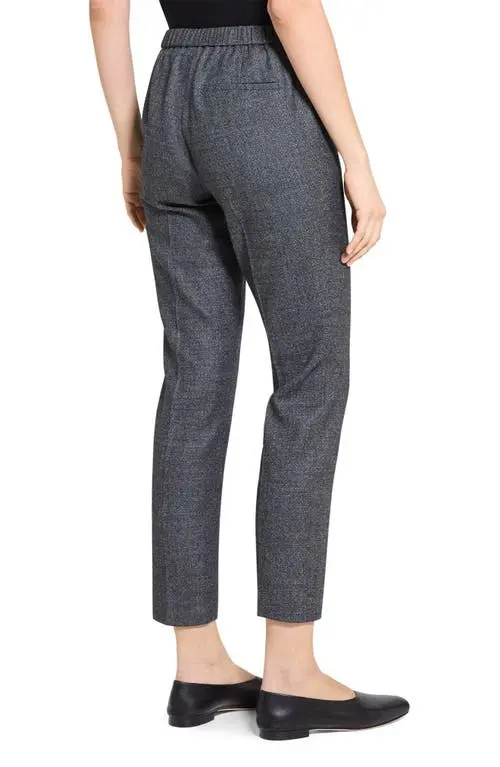 Theory Marled Flannel Treeca Pull-on Pants