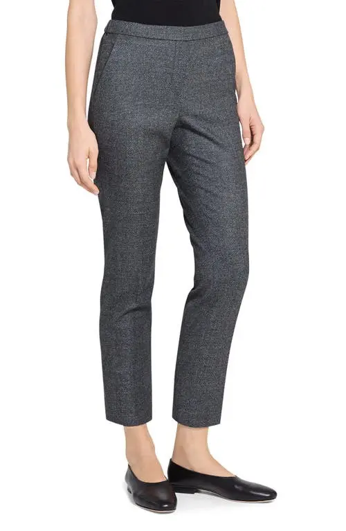 Theory Marled Flannel Treeca Pull-on Pants