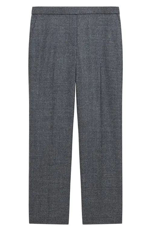 Theory Marled Flannel Treeca Pull-on Pants