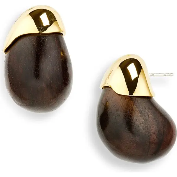 LIZZIE FORTUNATO Toro Earrings - Brown