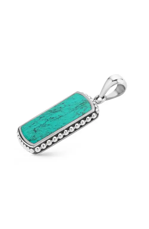 Lagos Anthem Id Tag Pendant - Silver