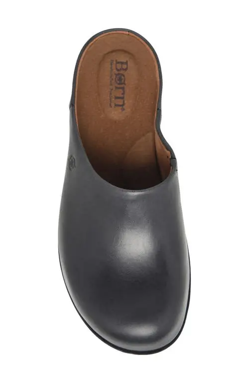 BØRN Elliot Clog - Black Leather