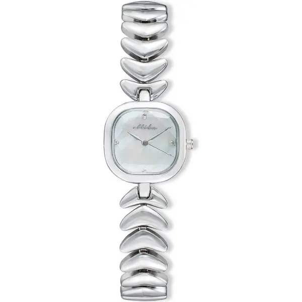 Ettika Metal Moderna Bracelet Watch - Silver