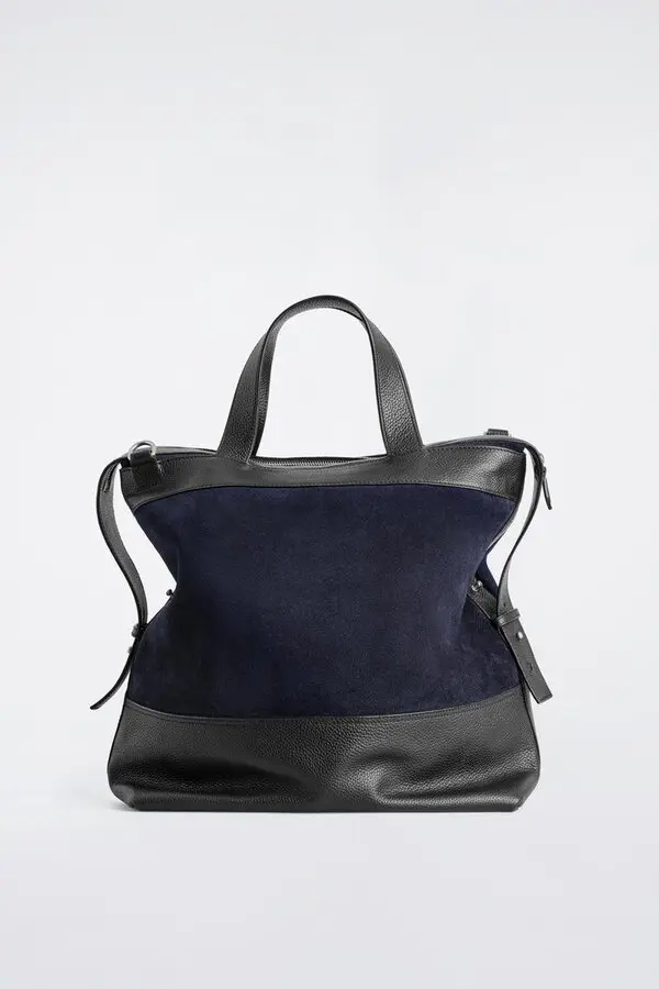 Cos City Messenger Bag - Navy