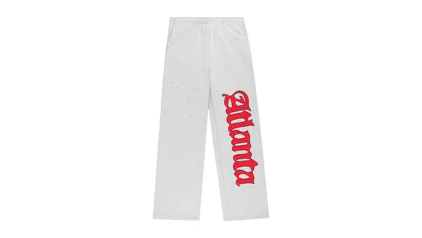 SP5DER Atlanta Wide Leg Sweatpant - Heather Grey