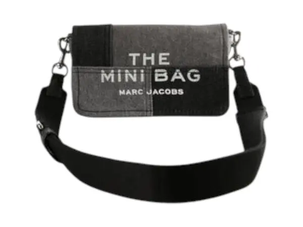 Marc Jacobs The Mini Denim The Items Slg Bag - Black Deni