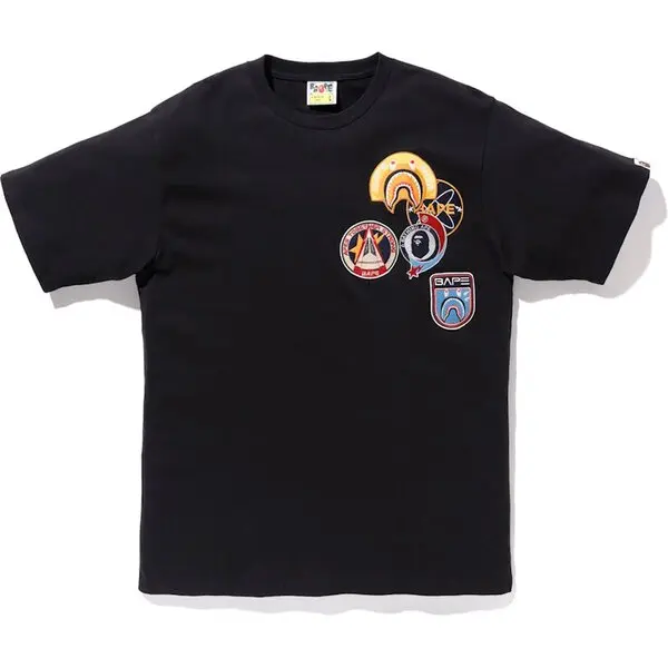 A BATHING APE Crazy Patch Tee Shirt