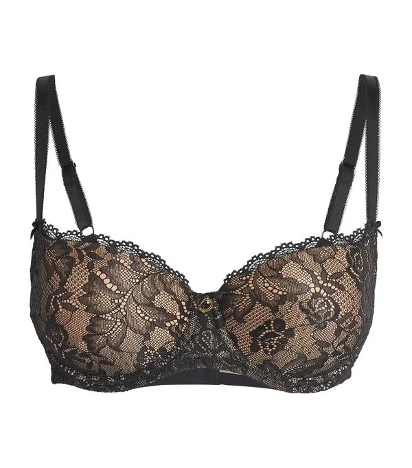 AUBADE Lace Rosessence Half-cup Bra - Black