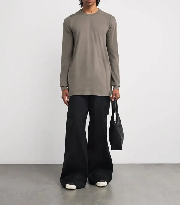 Rick Owens Long-sleeve Level T-shirt - Brown