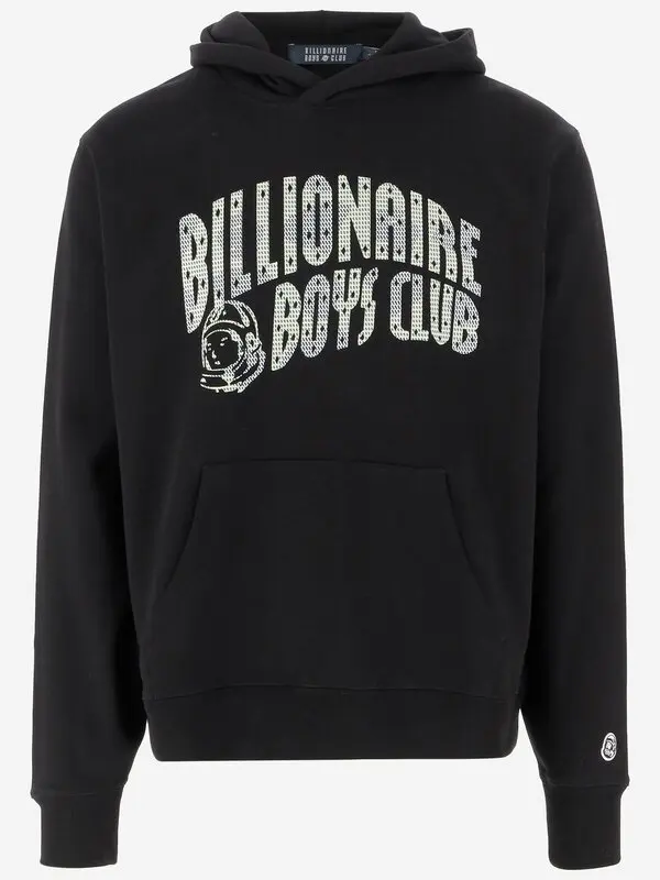 BILLIONAIRE Cotton Sweatshirt With Logo - Black