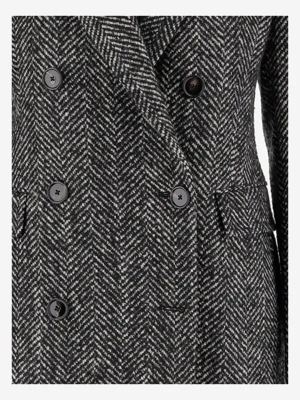 Tagliatore Wool-blend Double-breasted Coat