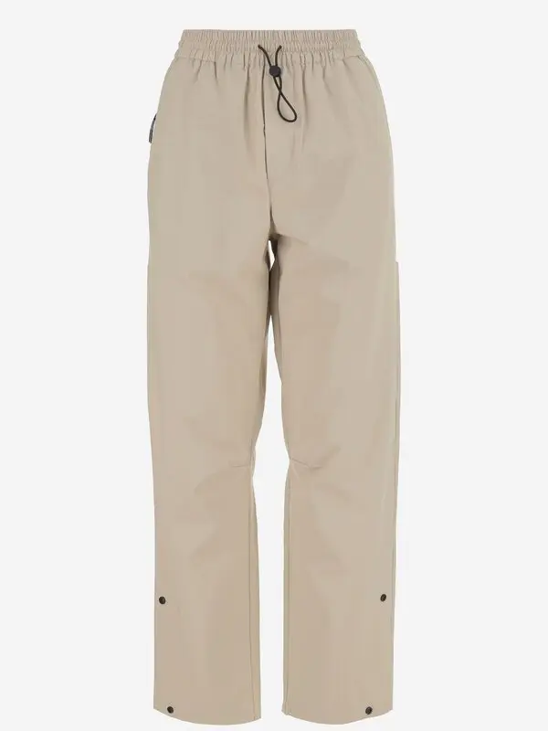 AUTRY Nylon Jogging Pants With Drawstring - Ivory