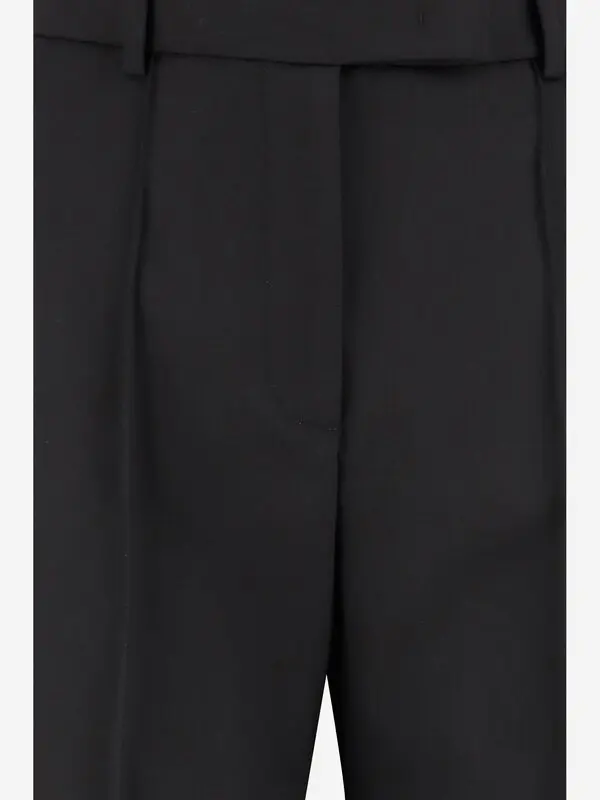 QL2 QUELLEDUE Wool And Lyocell Trousers