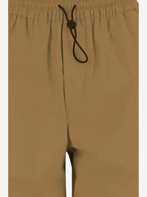 AUTRY Nylon Jogging Pants With Drawstring - Marrone Chiaro