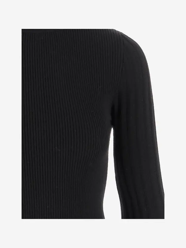 Blumarine High Neck Wool Sweater