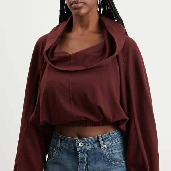 Rick Owens Cropped Hooded Tunic