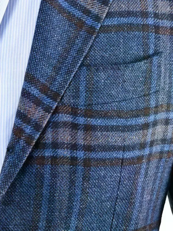 SARTORIO NAPOLI Plaid-pattern Blazer