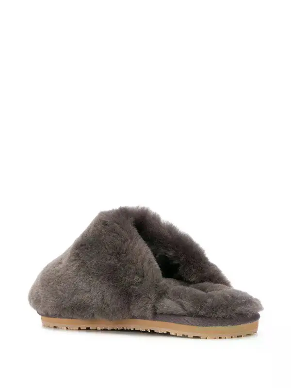 Mou Faux-fur Slides