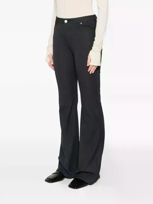 JOSEPH Buttoned Flared Trousers