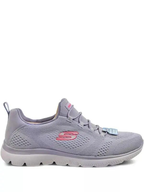 Sketchers Summits-perfect Views Lace-up Sneakers - Grey