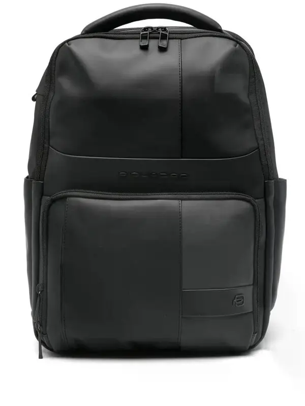 PIQUADRO Double-zip Backpack - Black