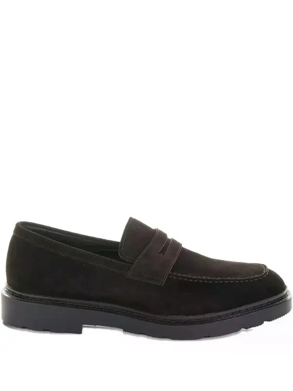 Fratelli Rossetti Penny Suede Loafers