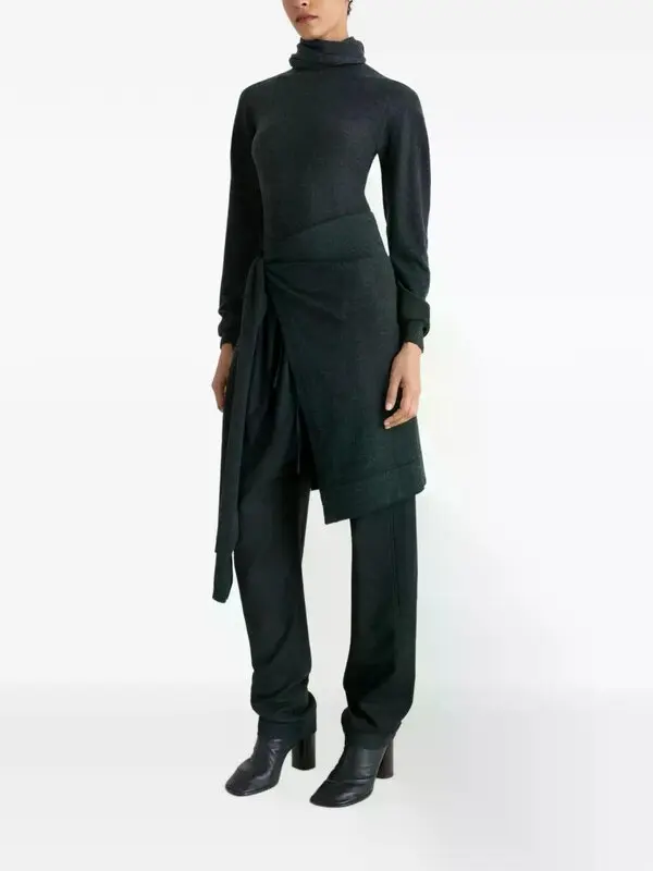 LEMAIRE Crew-neck Wool Top - Blue