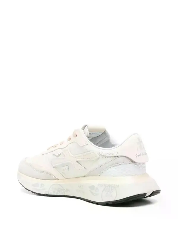Premiata Leather-panel Low-top Sneakers