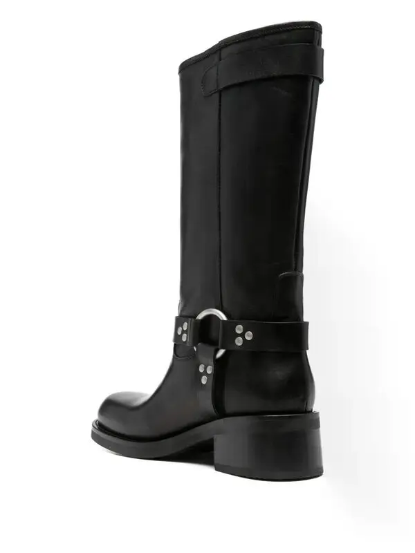 P.a.r.o.s.h Buckle-strap Studded Boots